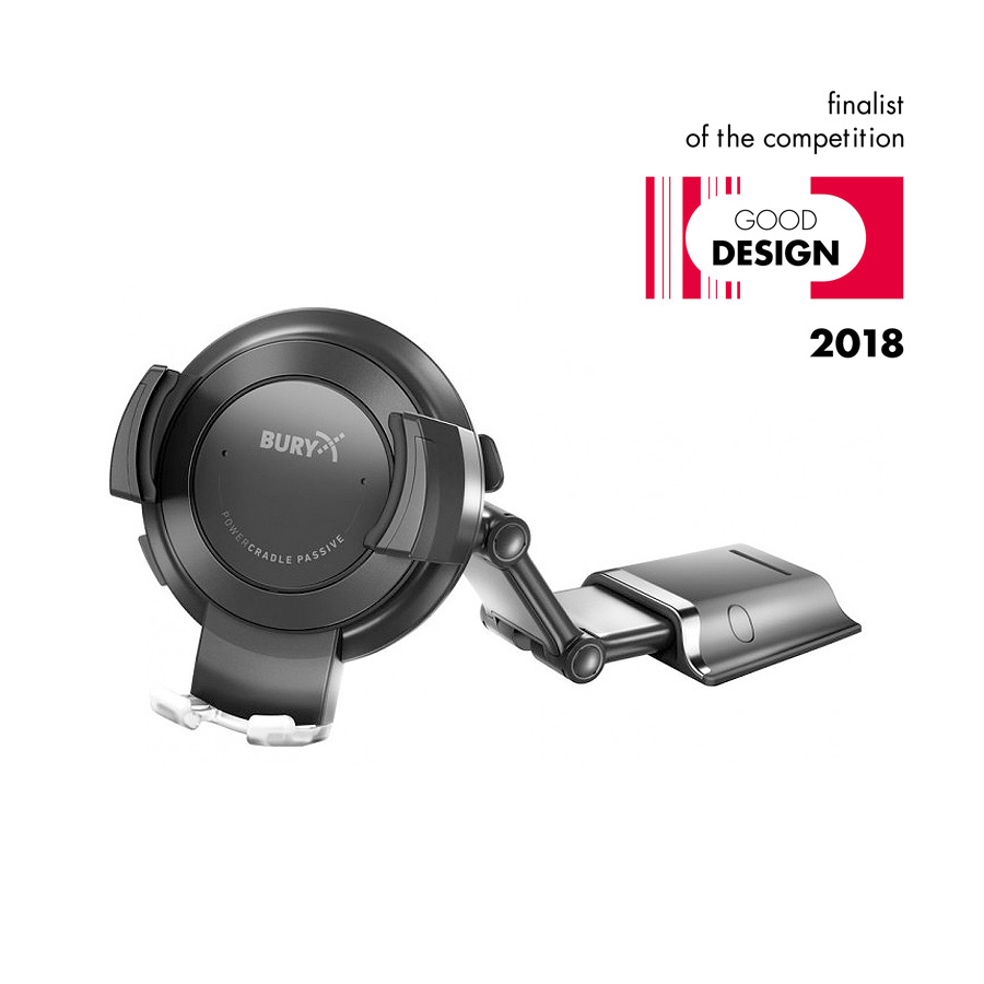 BURY phone holder with USB for cars POWERKIT USB | TSS GROUP