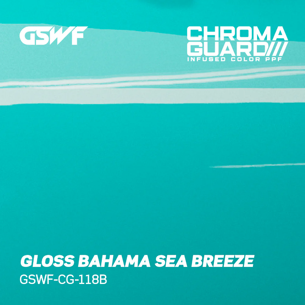 GSWF BAHAMA PPF paint protection film, glossy, turquoise | TSS GROUP