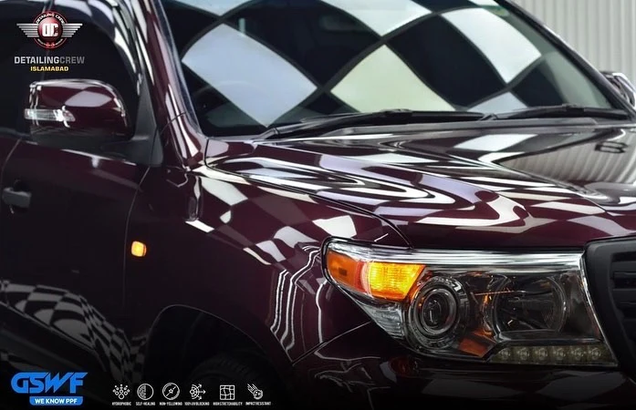 GSWF KISS RED PPF paint protection film, glossy, dark red | TSS GROUP