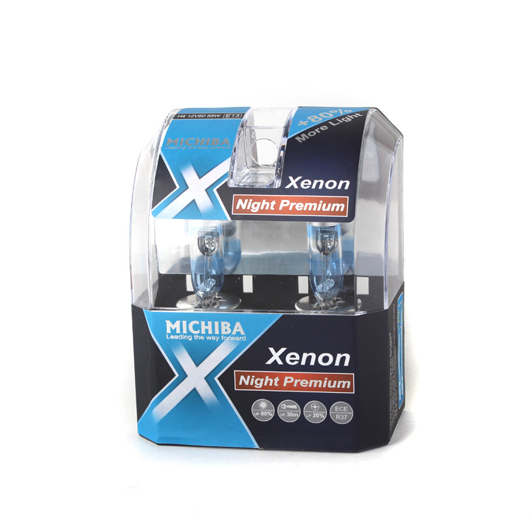 Michiba MA-H4 NP80 halogen bulb H4 Night Premium +80% | TSS GROUP