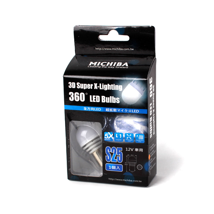 LED 3D bulb BA15s, white HL 395 | TSS GROUP