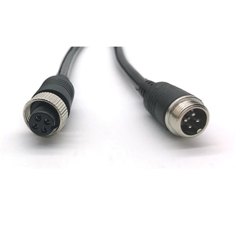 M12 1m Camera cable 4PIN female-male | TSS GROUP