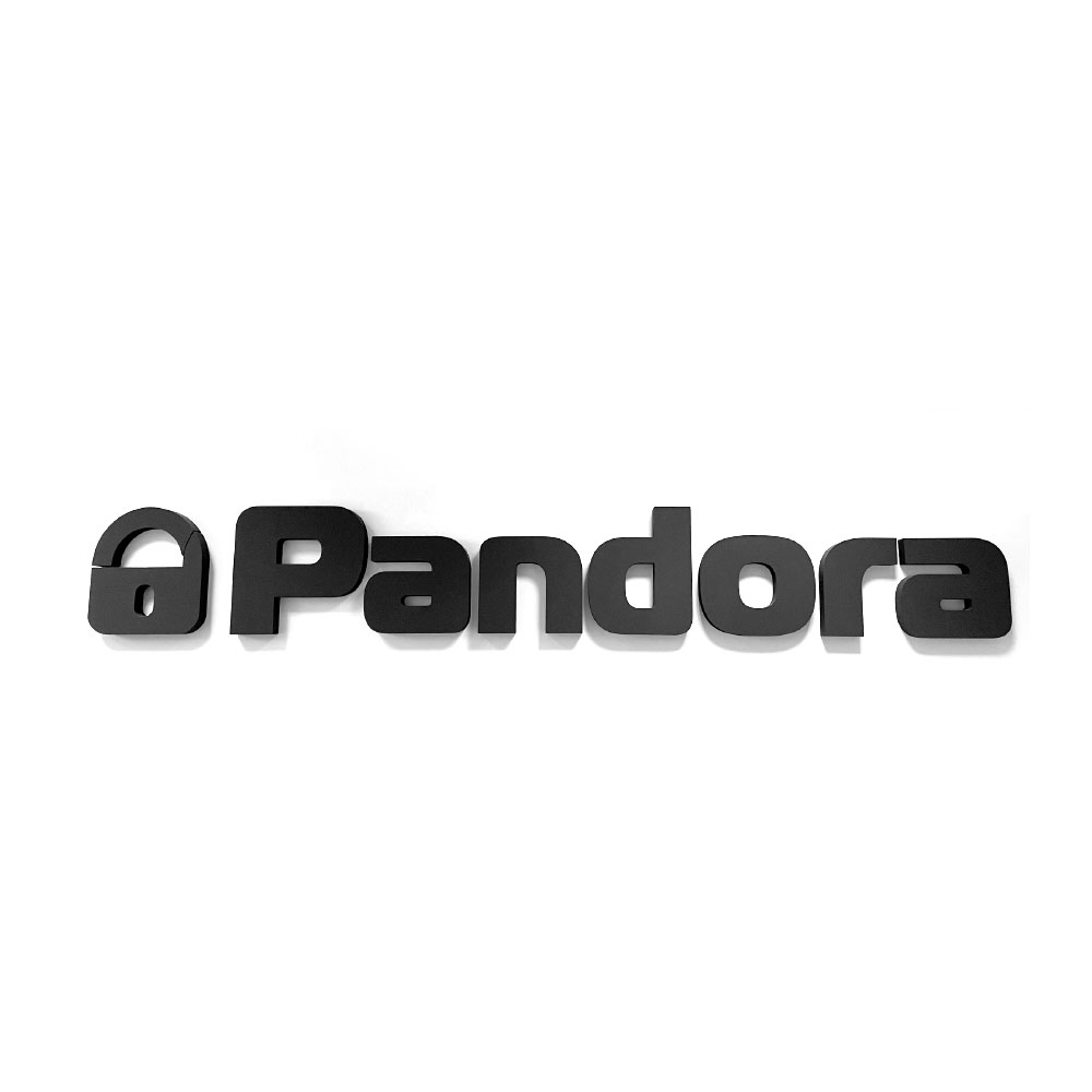 PANDORA 3D BANNER 3M wall logo | TSS GROUP