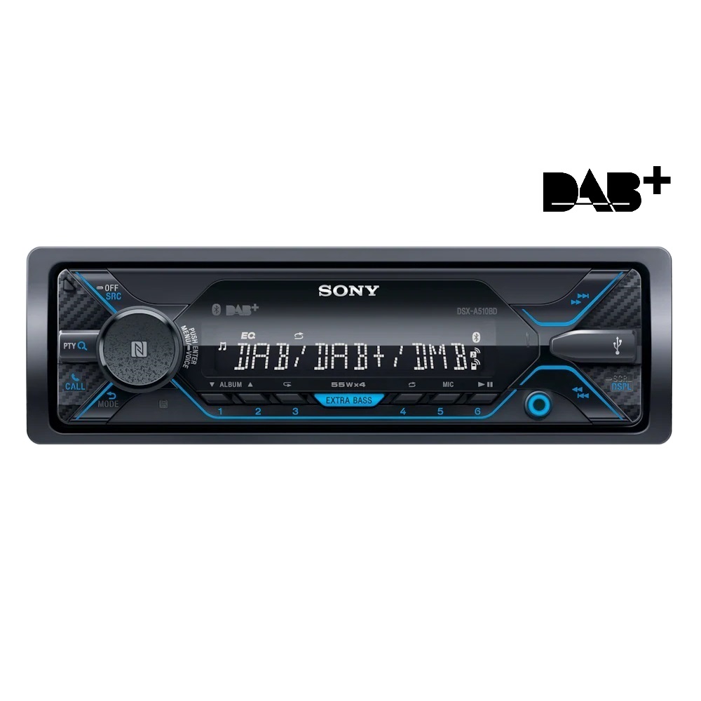 SONY DSXA510BD.EUR Car audio 1DIN with DAB BT | TSS GROUP