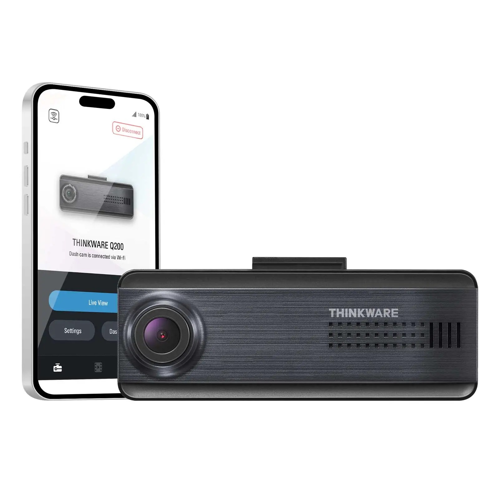 Thinkware Q200 Dashcam 2K, Wifi, BT | TSS GROUP