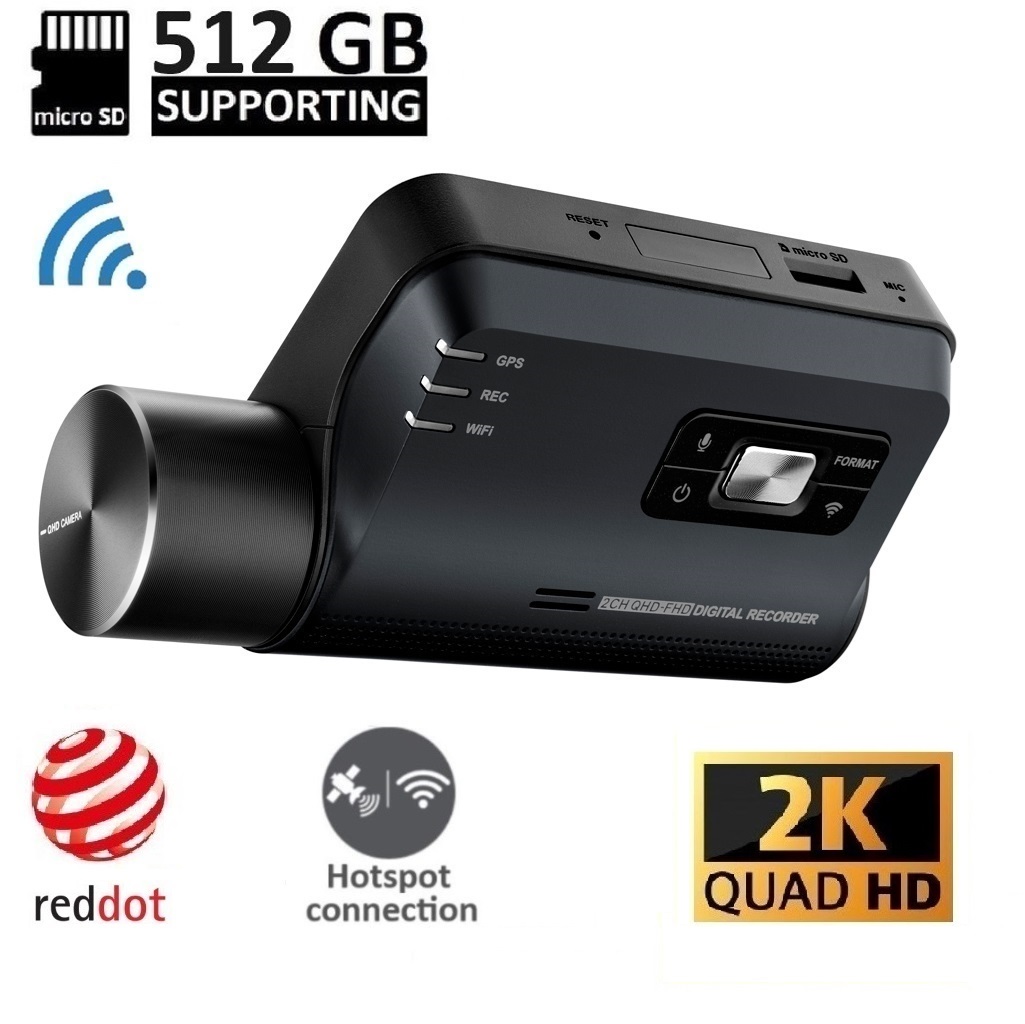 Thinkware Q850 Dashcam 2K WiFi GPS BT Hotspot | TSS GROUP